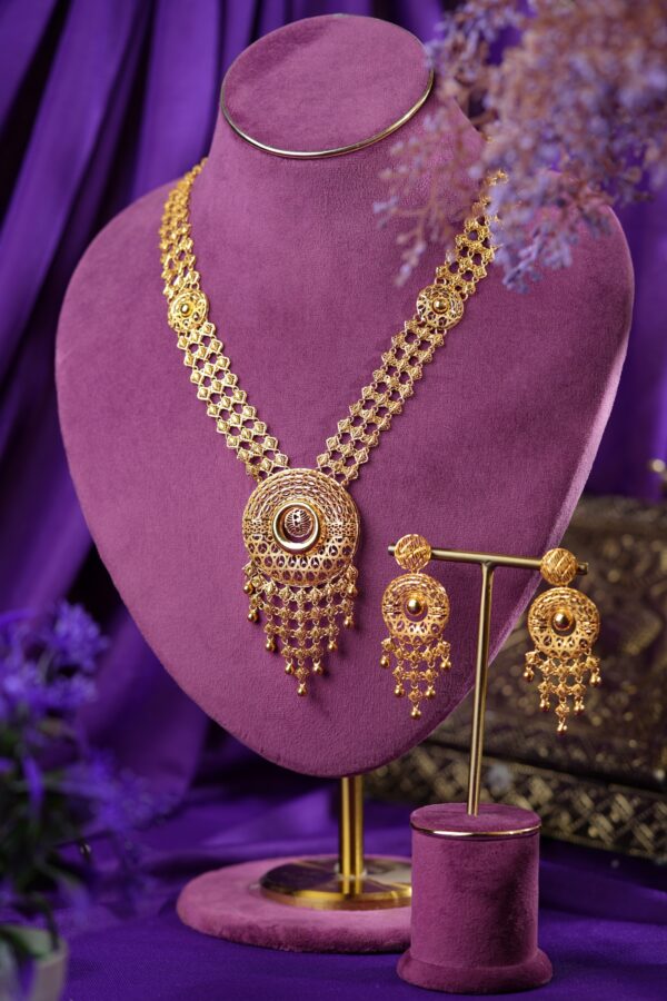 Dana Al Malakiya kuwaiti Gold Necklace - Taqwa Jewellers
