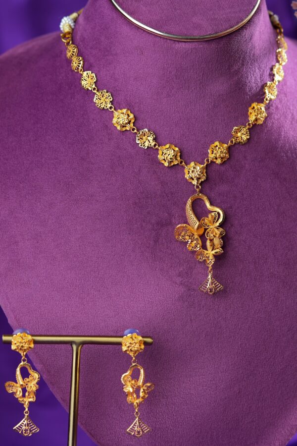 Aurora Blossom Gold Fusion Set - Taqwa Jewellers